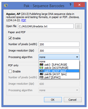 DNA Sequence Barcodes